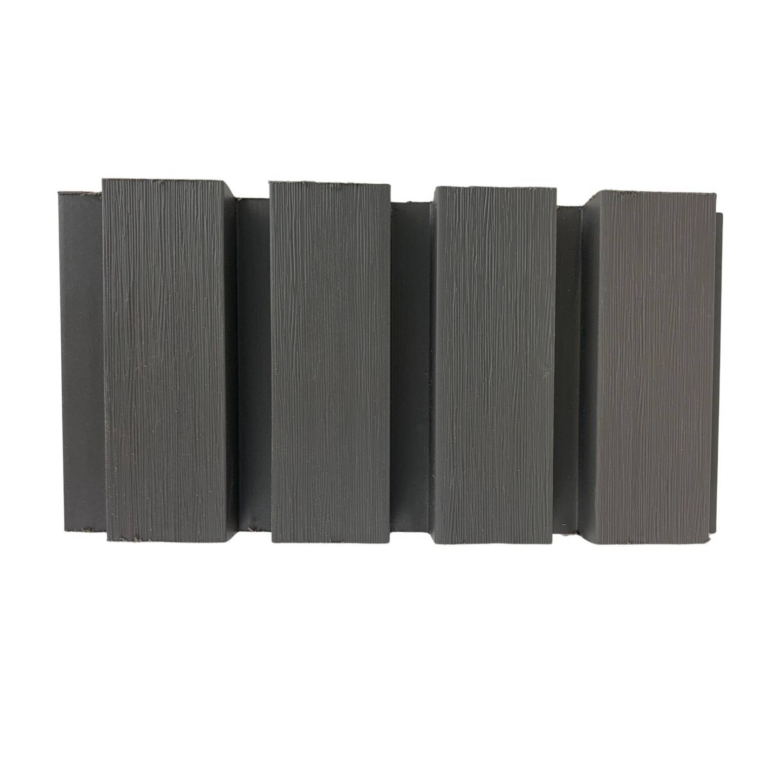External Slat Wall Cladding - Anthracite 2.5m - floorstowalls