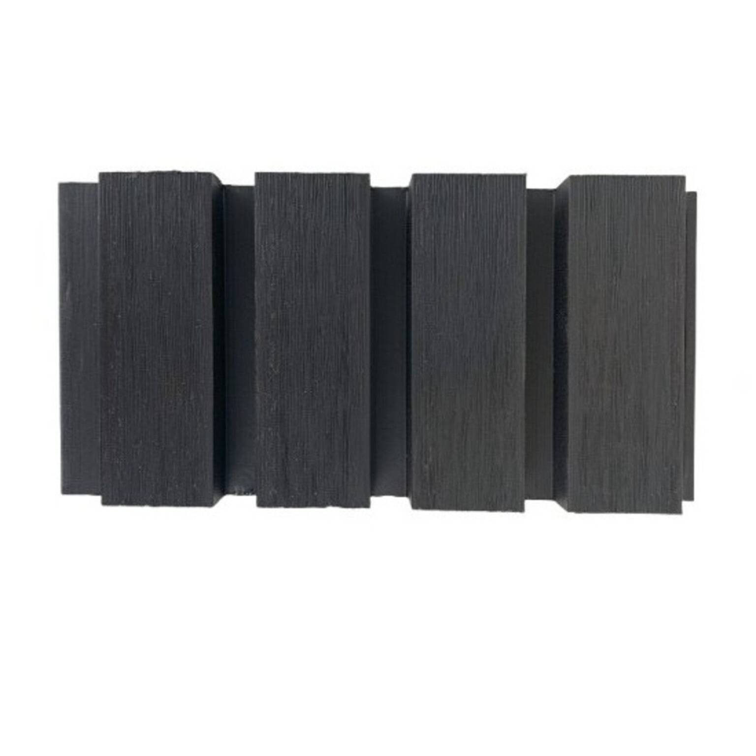 External Slat Wall Cladding - Black 2.5m - F2W Ltd