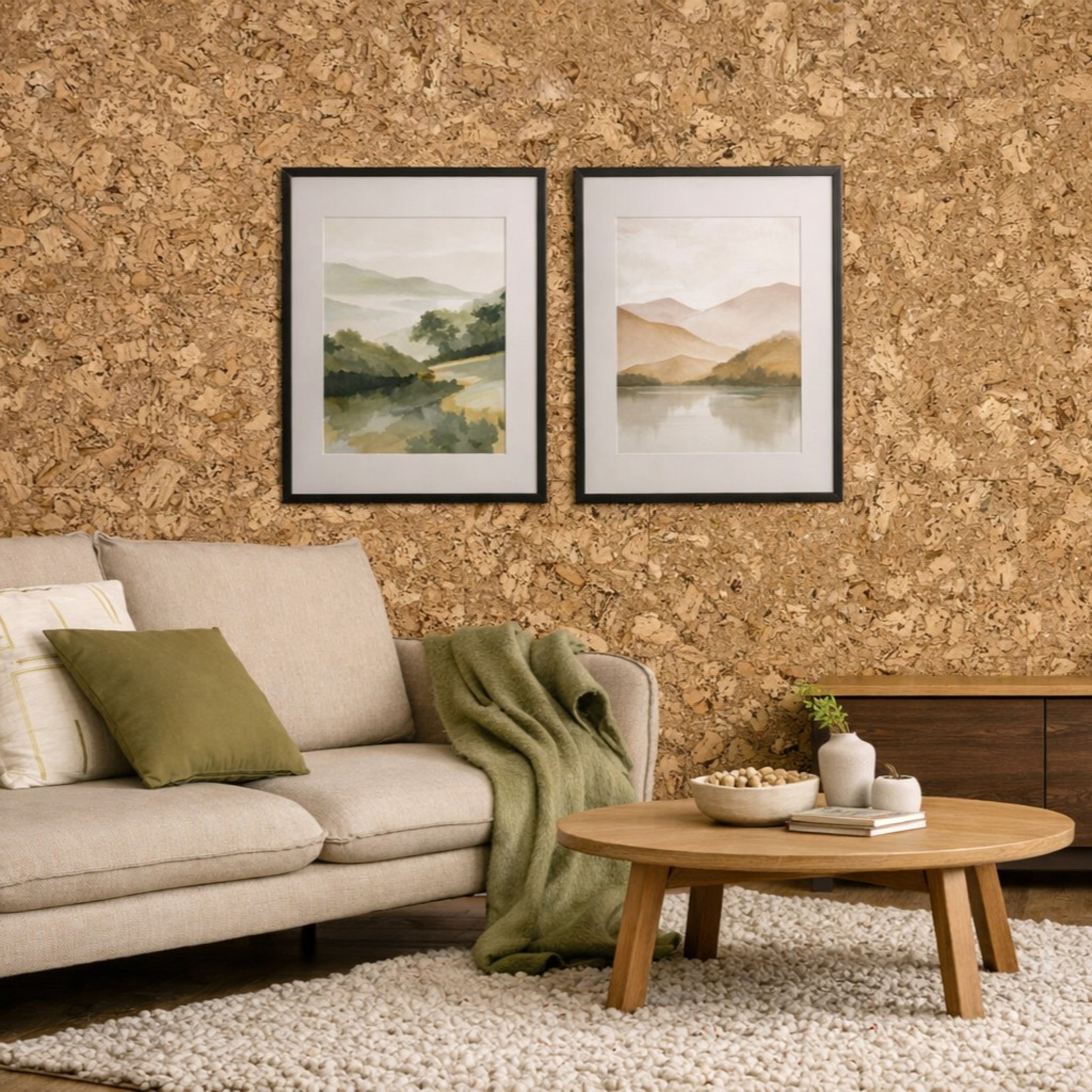 Cork Wall - Iceberg Natural - F2W Ltd