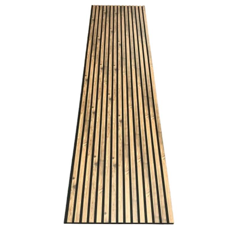 Sulcado Range Acoustic Slat Wall Panel - Rustic Cedar - floorstowalls